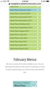 Using Eat at Home Meal Plans on Mobile - Eat At Home Cooks - Weekly ...
